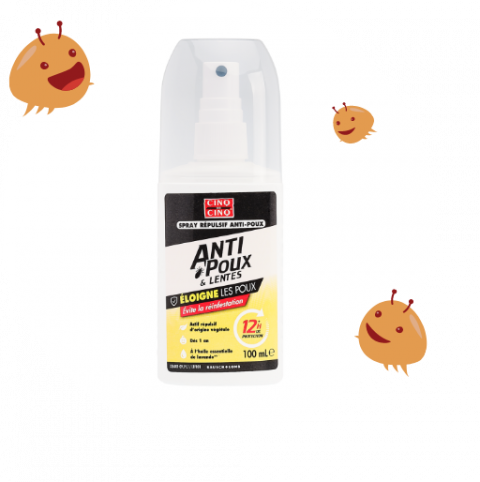 Spray Répulsif Anti-Poux et Lentes | Stop aux poux